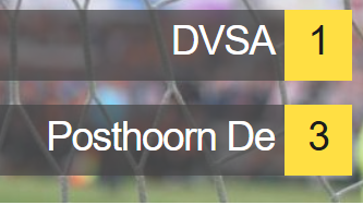 DVSA leed vandaag haar eerste thuisnederlaag. | DVSA